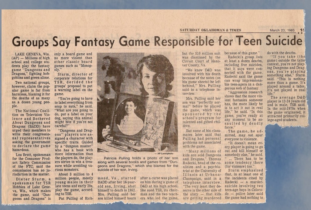 Ultanya: D&D Public Perception, Then & Now