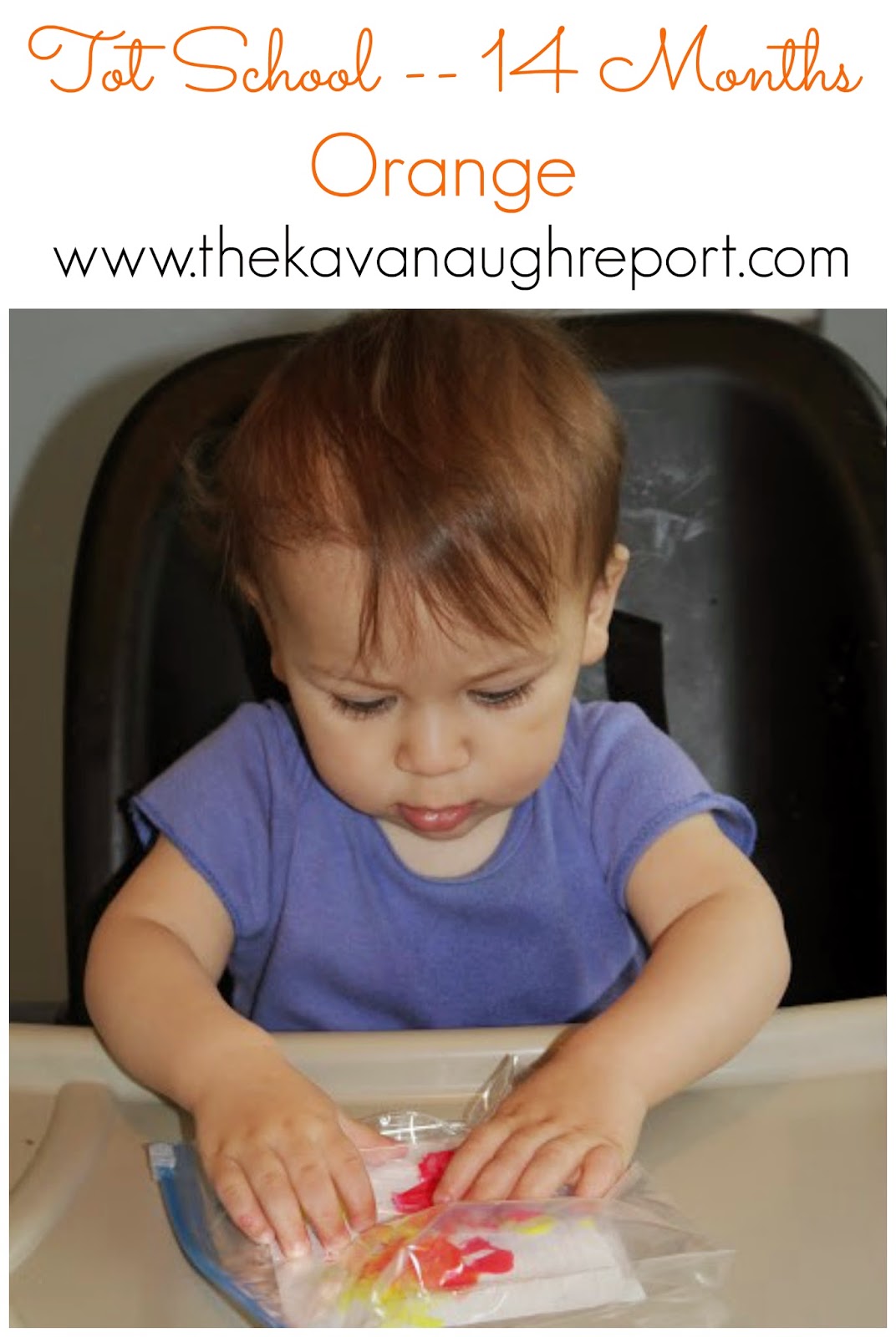 Tot School -- Color Orange