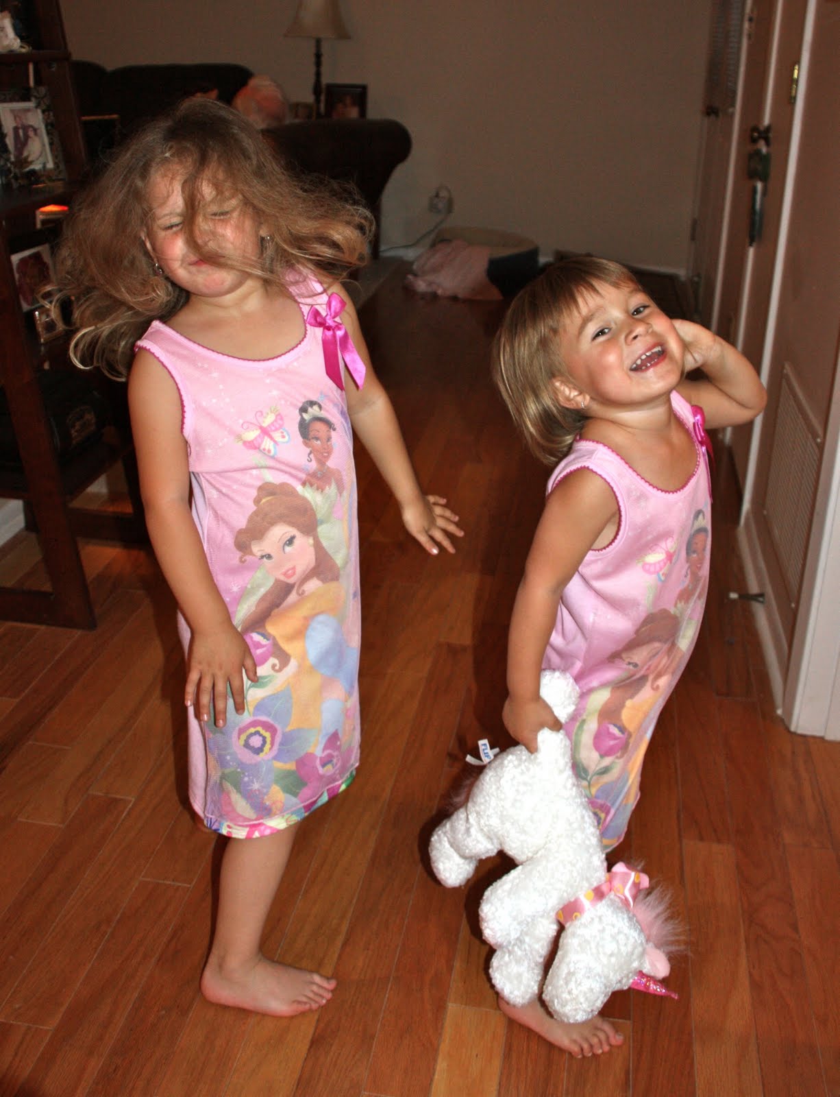 Two Precious Girls Pajama Party