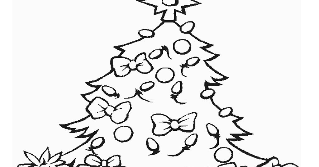 56+ Gambar Sketsa Pohon Natal, Istimewa!