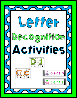 Hands on Letter Recognition Activities | The Teaching Bug!