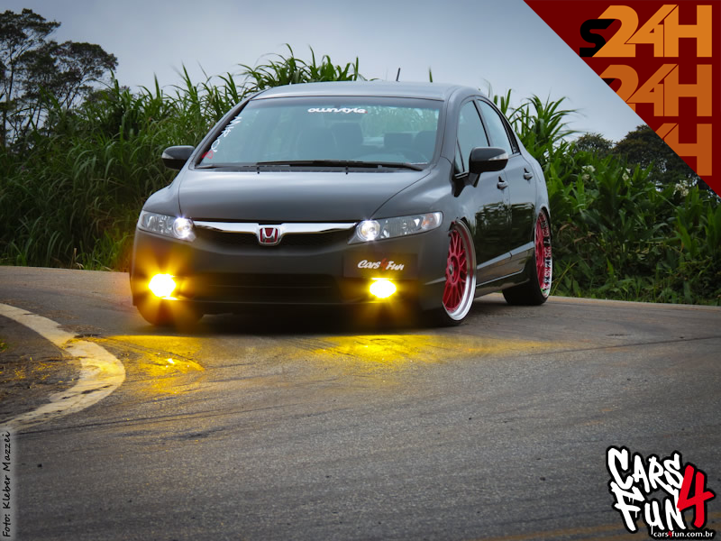 New Civic de Aro 20 na Fixa | Socados 24Hrs