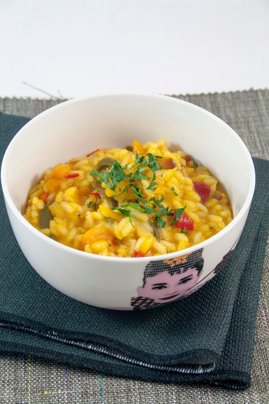 Risotto ai peperoni e zucca - Breakfast at Tiffany's di Francesca Maria ...