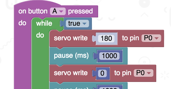 Robots and Physical Computing: Micro:bit, Servo control with Micropython or blocks