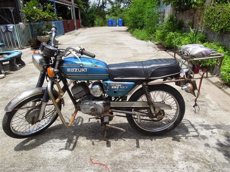 Modifikasi Motor Klasik Suzuki GT 100 Keren Dan Unik - Otomotiva