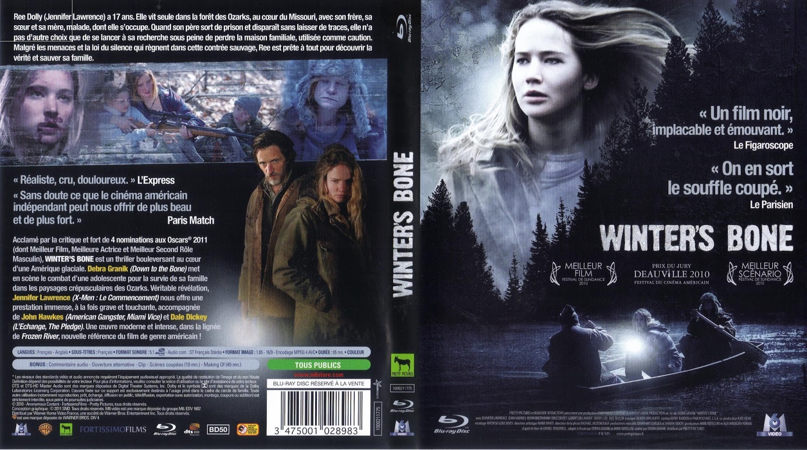 BLU-RAY JAQUETTES BLU-RAY: Winter's bone