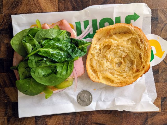 Review: Subway - Croissant Breakfast Sandwich | Brand Eating