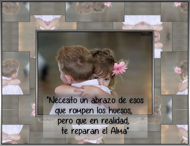 Frase Necesito Un Abrazo Bloggers