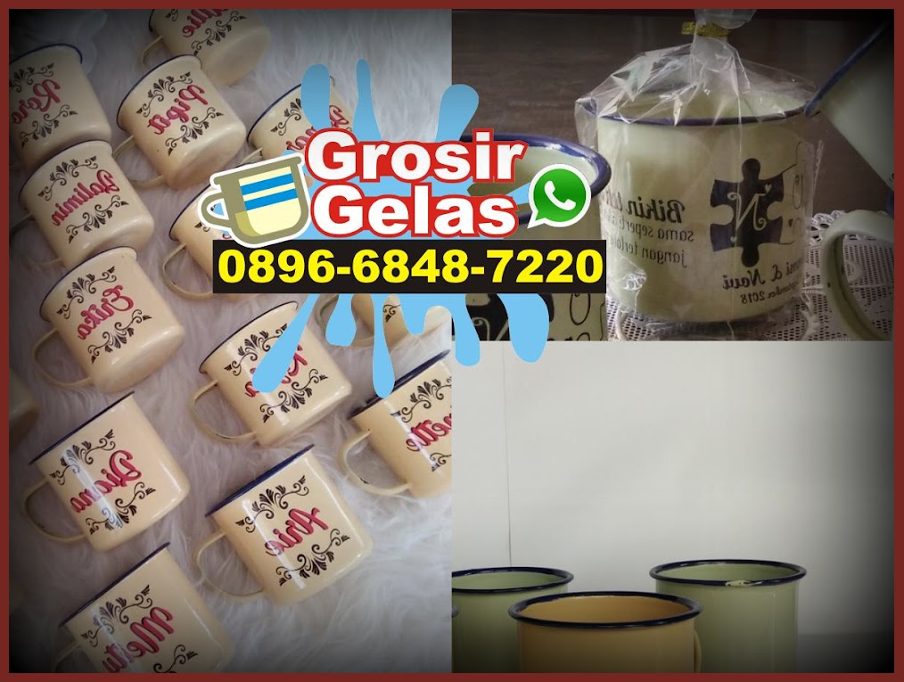 Harga Souvenir Mug Enamel – 0896 6848 7220 [wa] Jual Gelas Kaleng ...