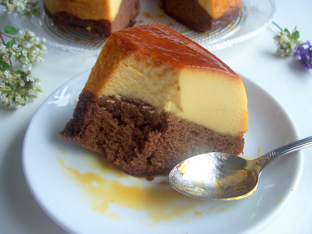 Una Pincelada En La Cocina Choco Flan O Pastel Imposible