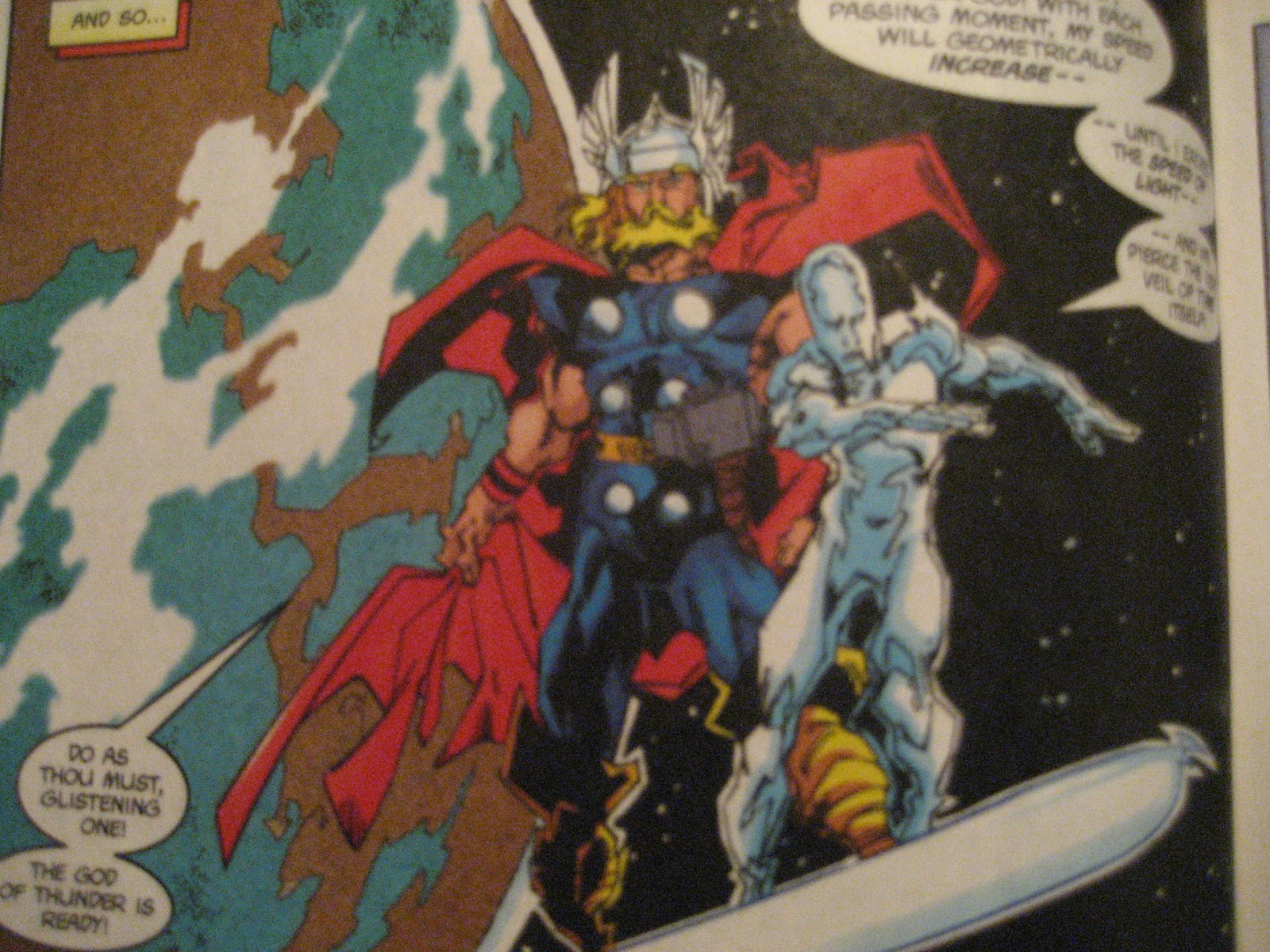 "Hero Envy" The Blog Adventures: THOR VS SILVER SURFER