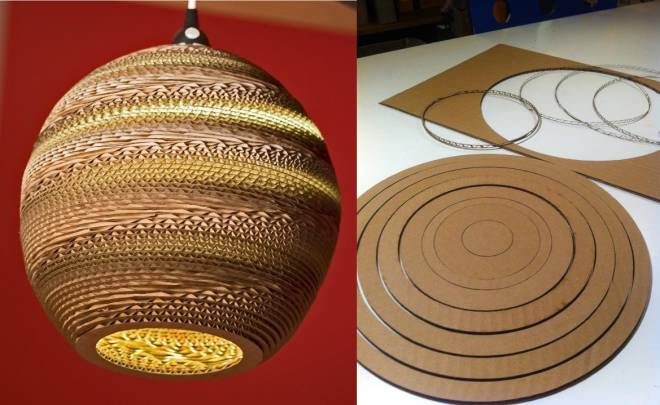 Creativity..!!: Creative Cardboard Lamps..!!