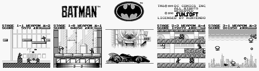 FRGCB - Finnish Retro Game Comparison Blog: Batman the Movie (Ocean, 1989)