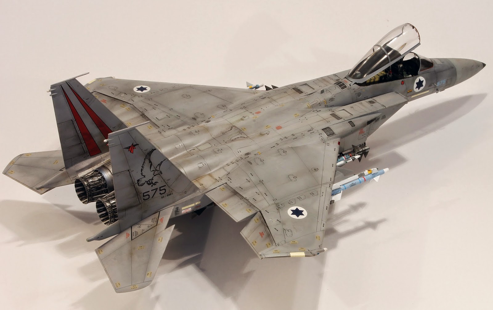 Istvan Michalko's scale models: F-15C IDF (No. 575) - Hasegawa, 1/48 ...