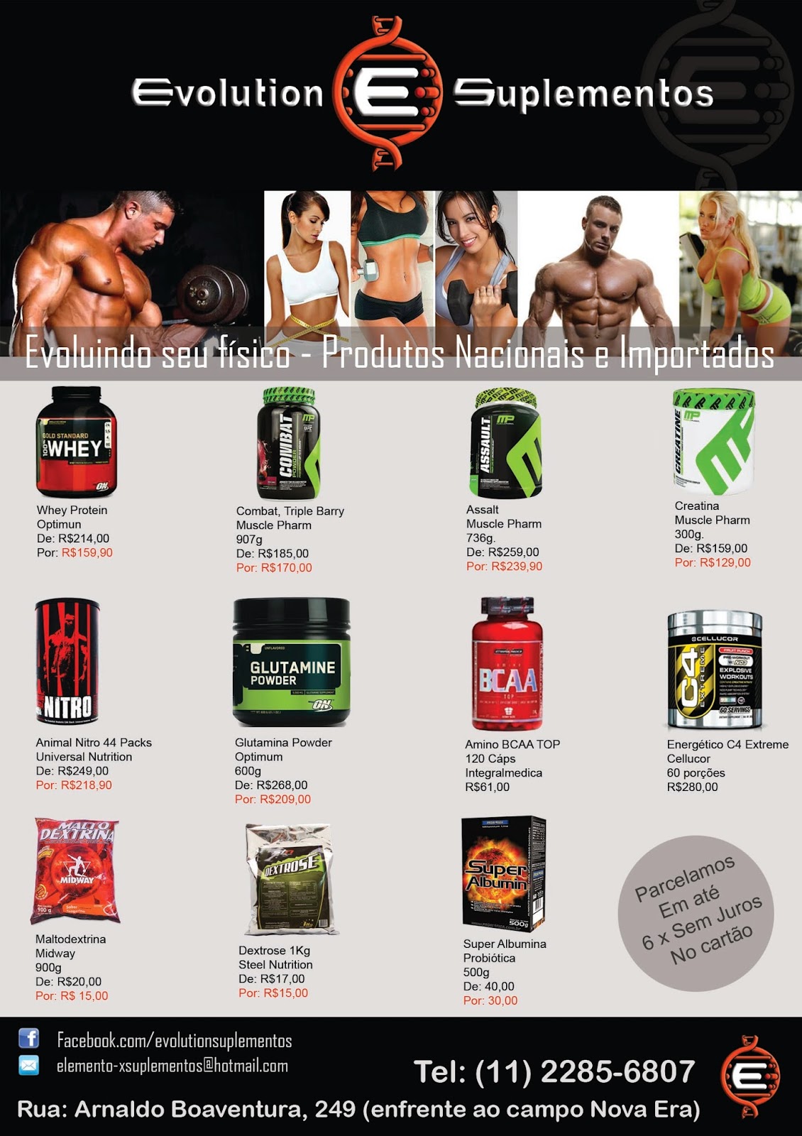 BSB Designer & Produções: Flyer Desenvolvido para loja de Suplementos ...