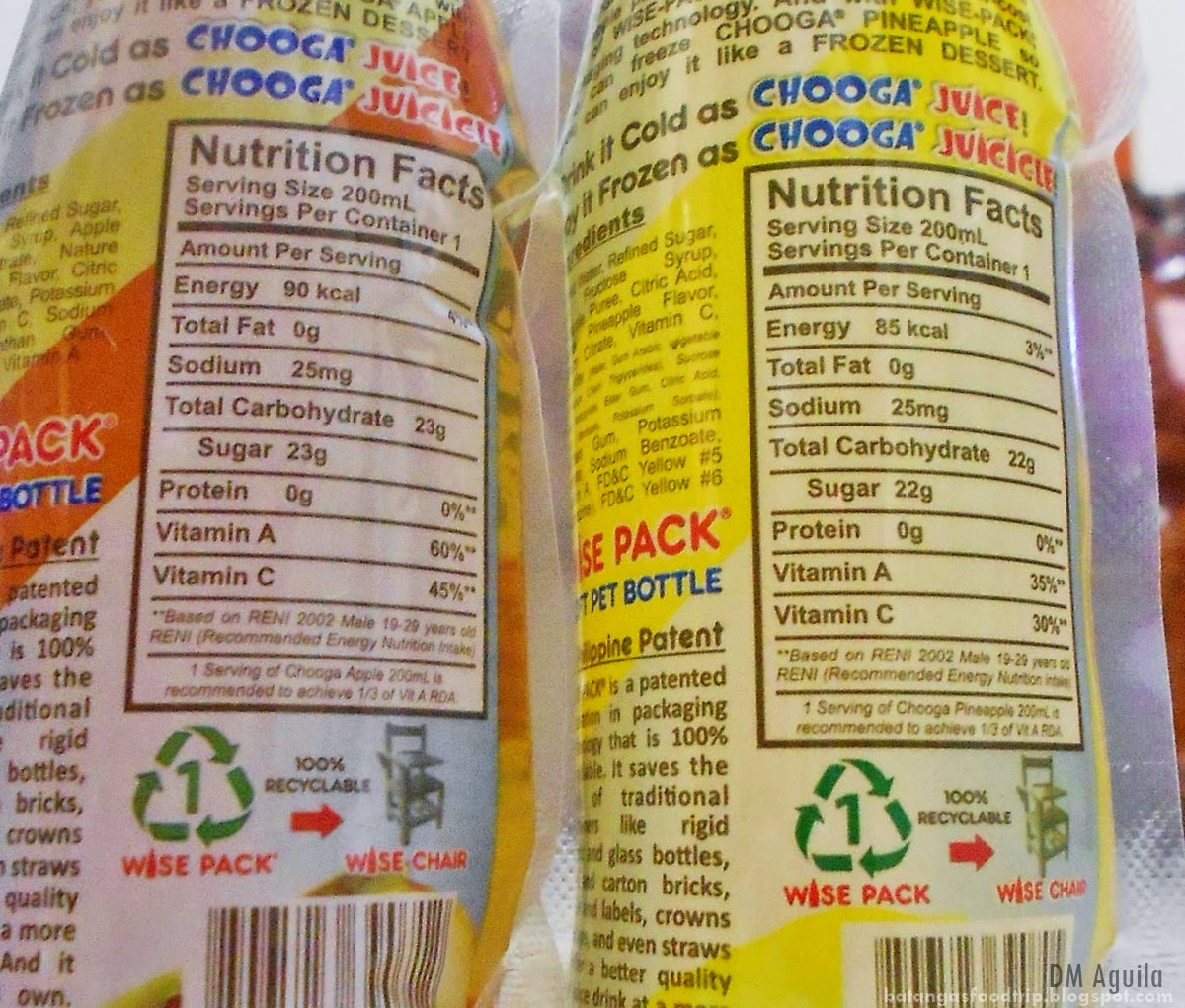 Batangas Foodtrip: Loot Bag of Goodness: Chooga Chooga Fruit Drink ...