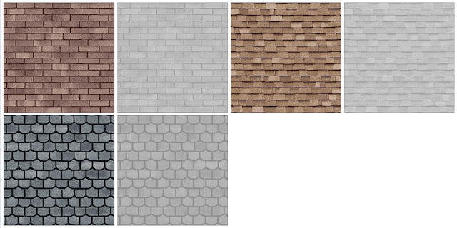 SKETCHUP TEXTURE: TEXTURE ROOFS