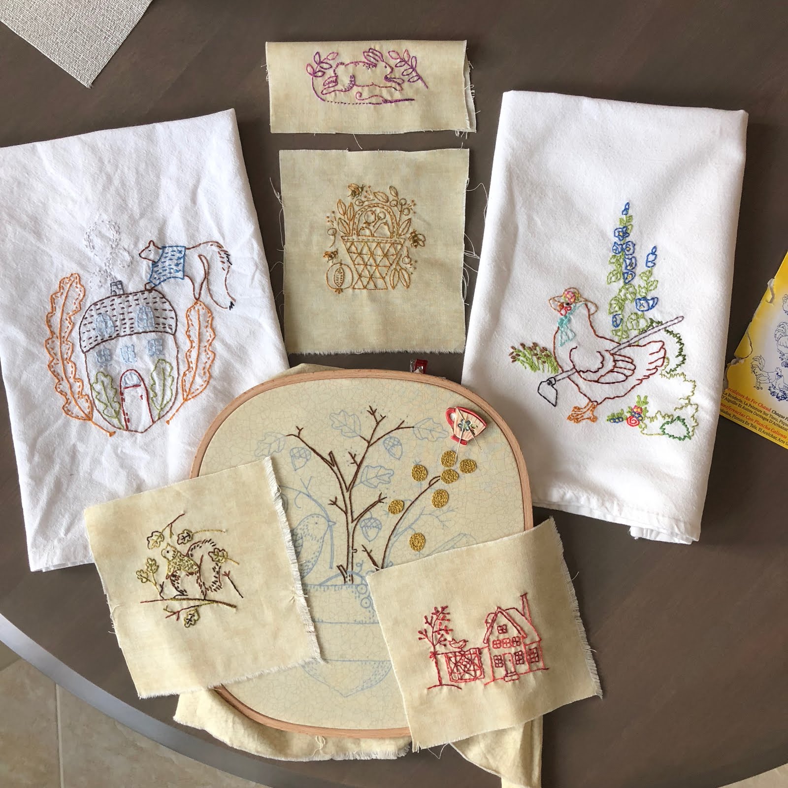 Bits of Stitching!: A Work In Progress and Completed Stitcheries