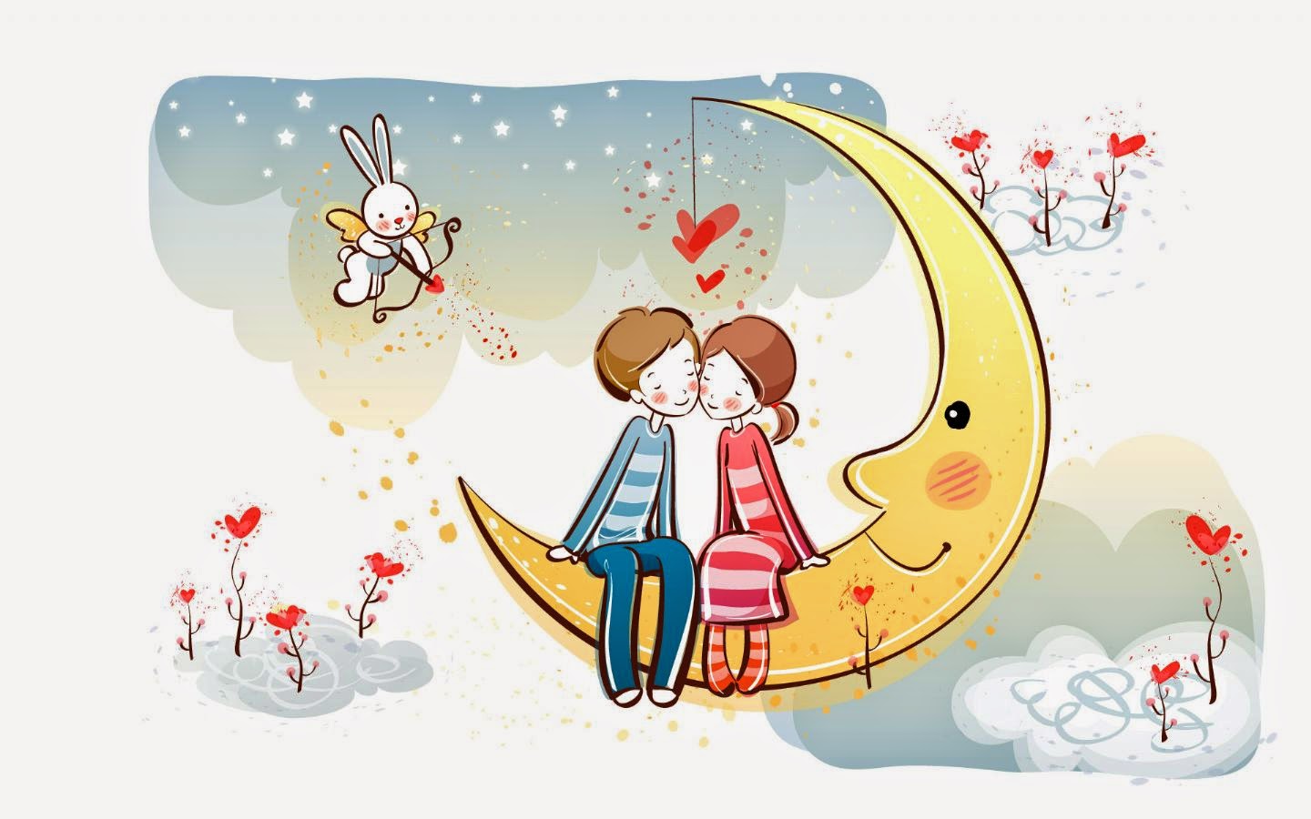 Collection Images Of The Romantic Cartoon | Gambar Kartun