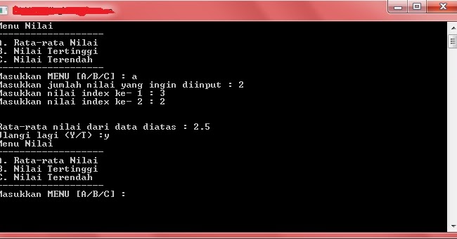Cara Menentukan Nilai Rata-Rata, MAX, MIN Dengan C++ ~ Madli Blog