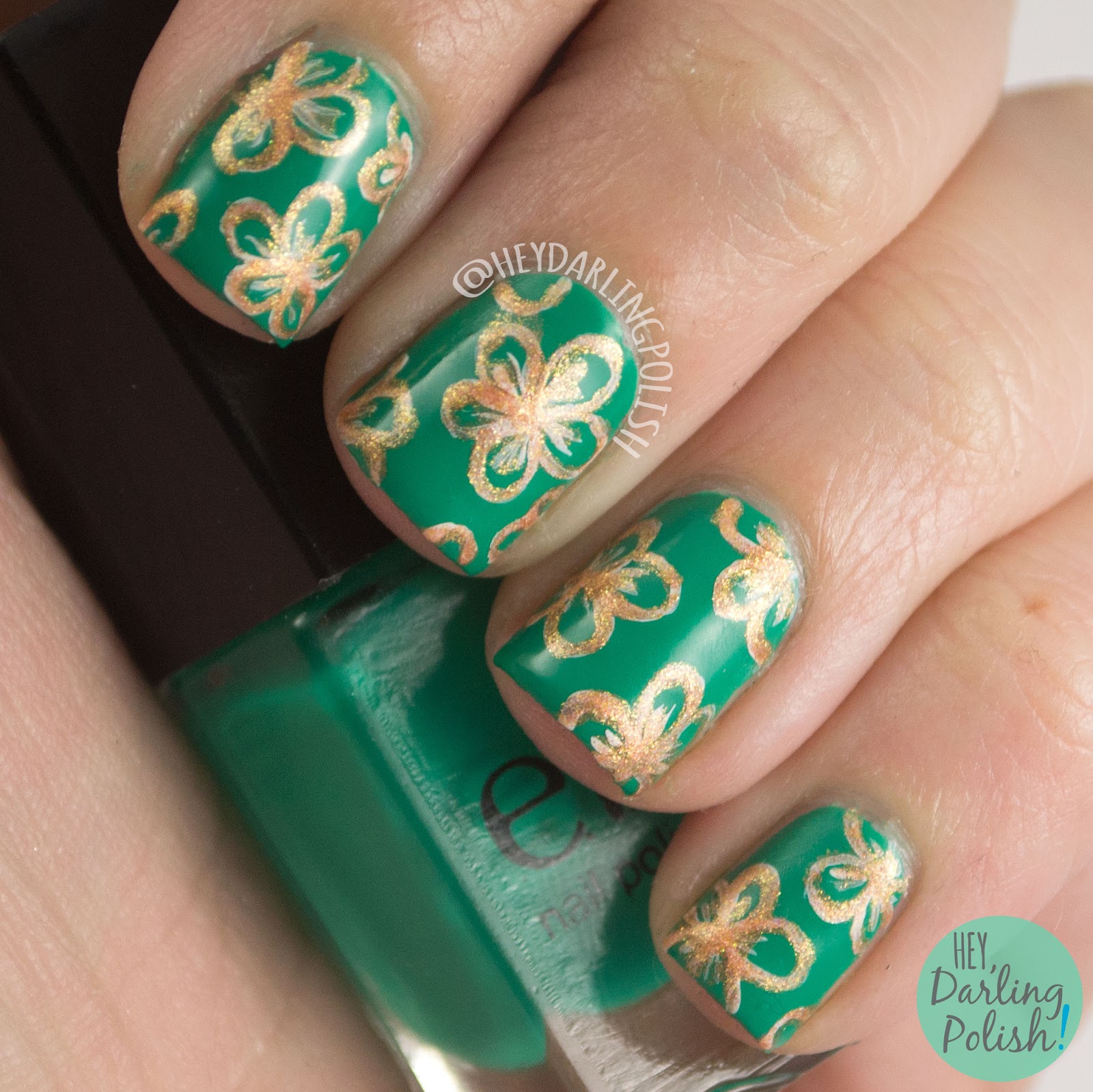 Hey, Darling Polish!: The Nail Challenge Collaborative: Tea Party - Week 1