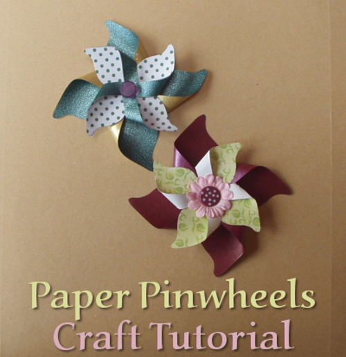 Easy Printable Pinwheels