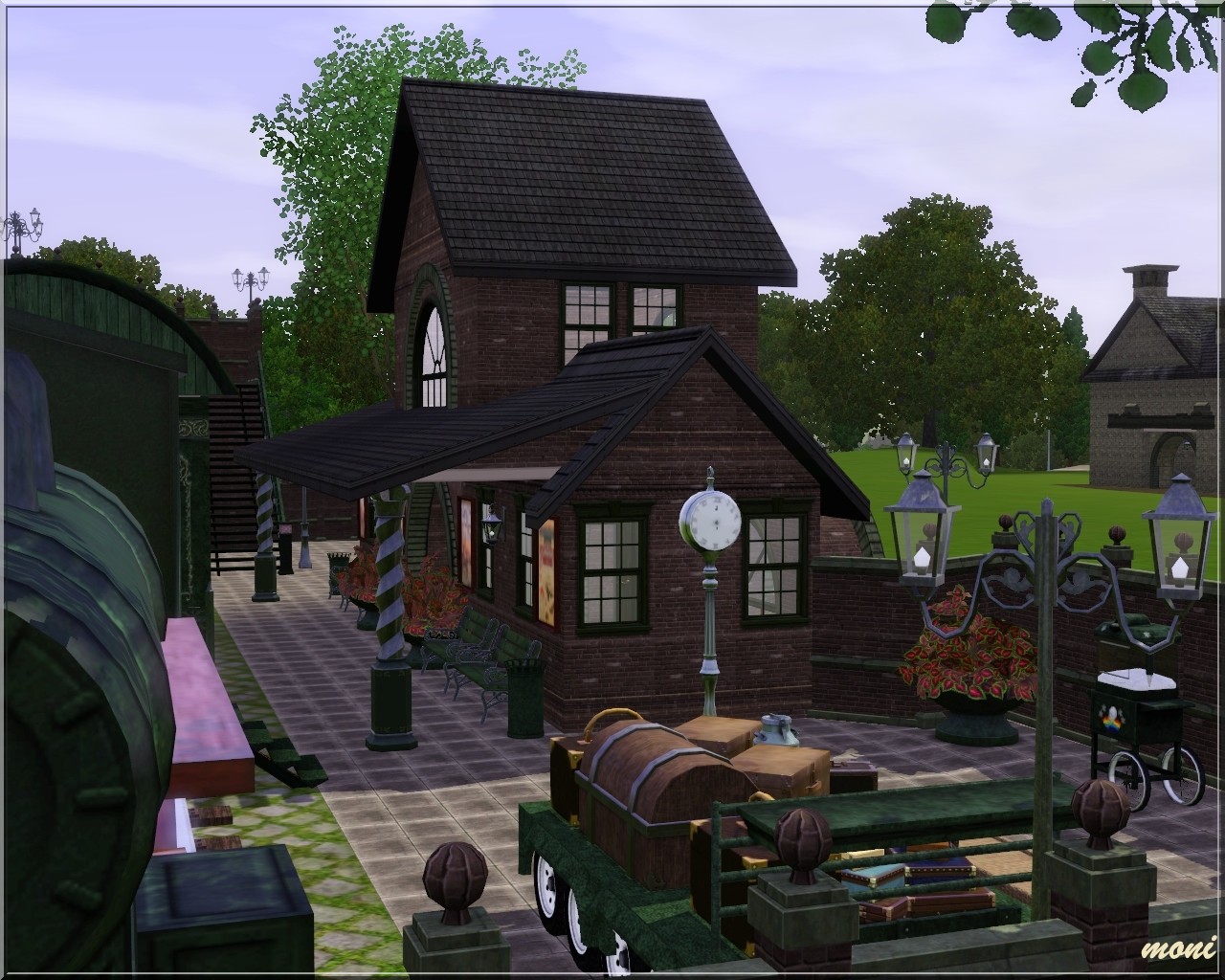My Sims 3 Blog: Train Station by Moni