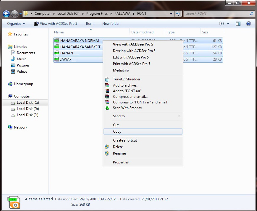 Download Gratis Software Pallawa untuk menulis Huruf Jawa Hanacaraka