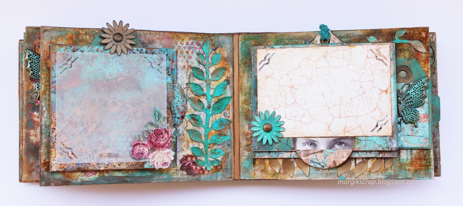Margikscrap: Mini album mixed media
