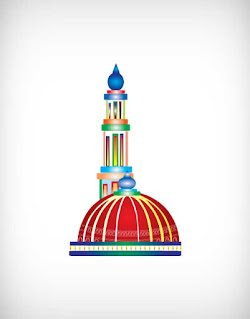 mosque minar vector-3