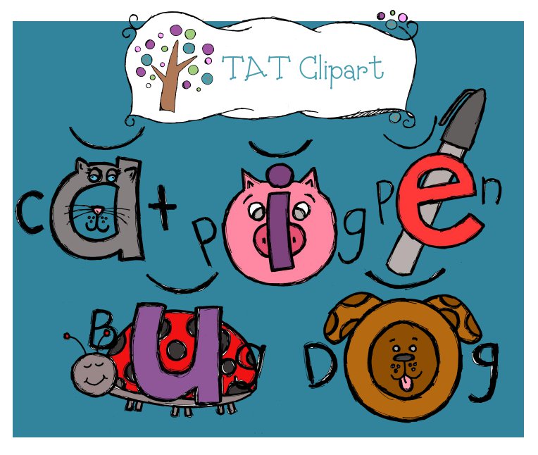 TATClipart: Short Vowel Clipart