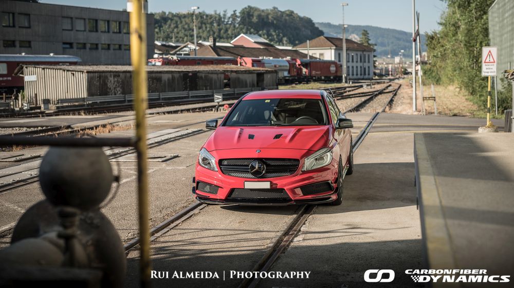 SouLSteer.com: Red Mercedes A45 AMG Black Series tuned by Carbonfiber ...
