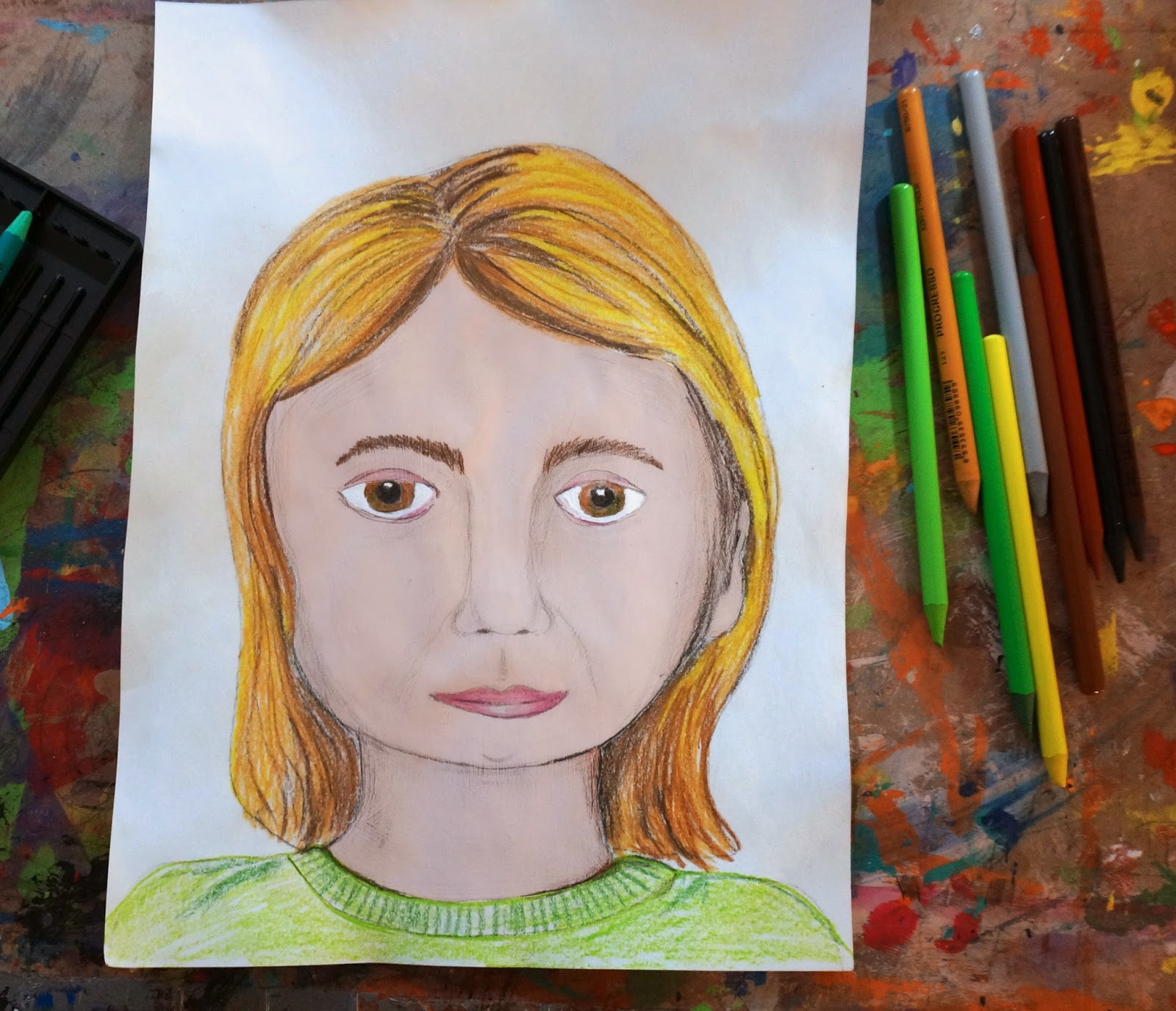 that artist woman: Self Portraits and Art Journal Page