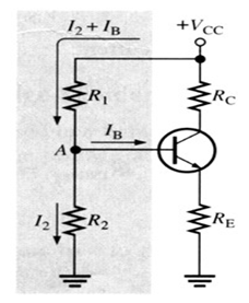 Rangkaian Bias Pembagi Tegangan (Transistor Voltage Divider Biasing ...