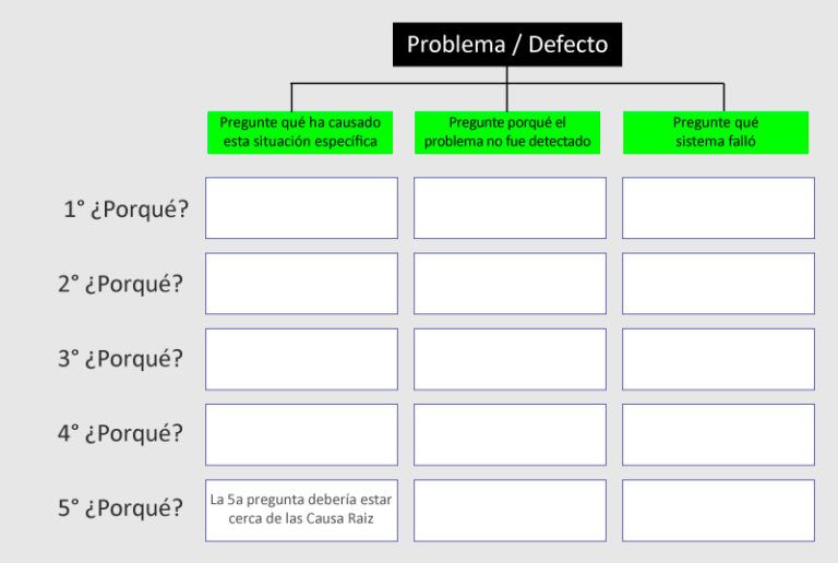 Formato De 5 Porques