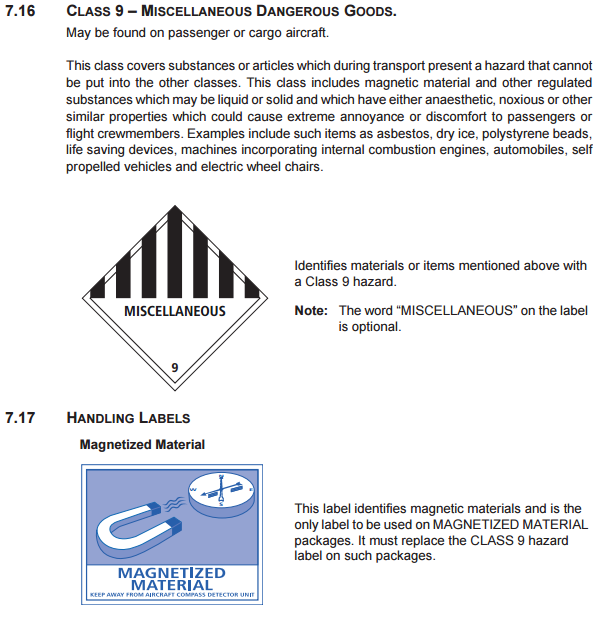 AIR CARGO: Dangerous Goods