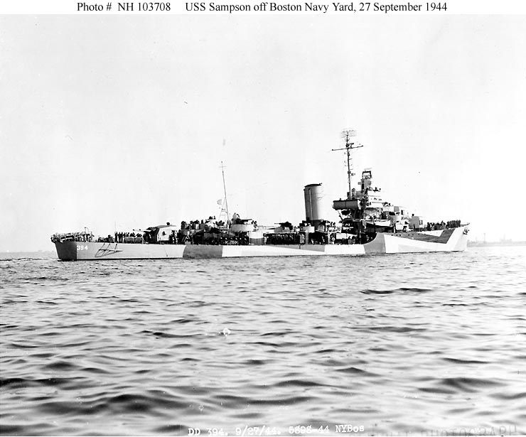 Naval Warfare: USS Sampson (DD-394)