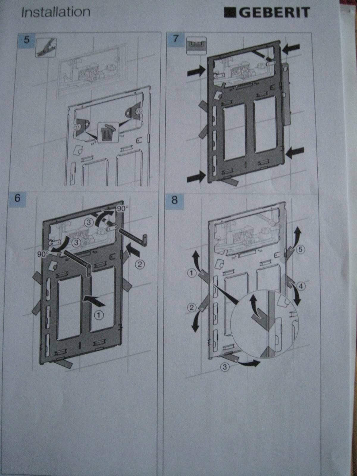 FRESHWORLD : MONTAGE - ANLEITUNG FÜR GEBERIT AQUACLEAN 4000