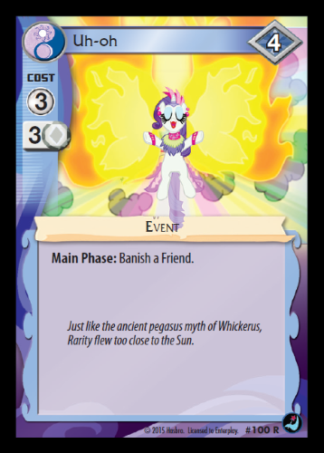 My Little Pony Uh-oh High Magic CCG Card | MLP Merch
