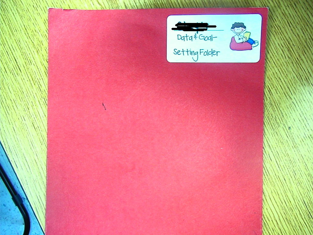 Mrs. Zeh: Data & Goal-Setting Folders