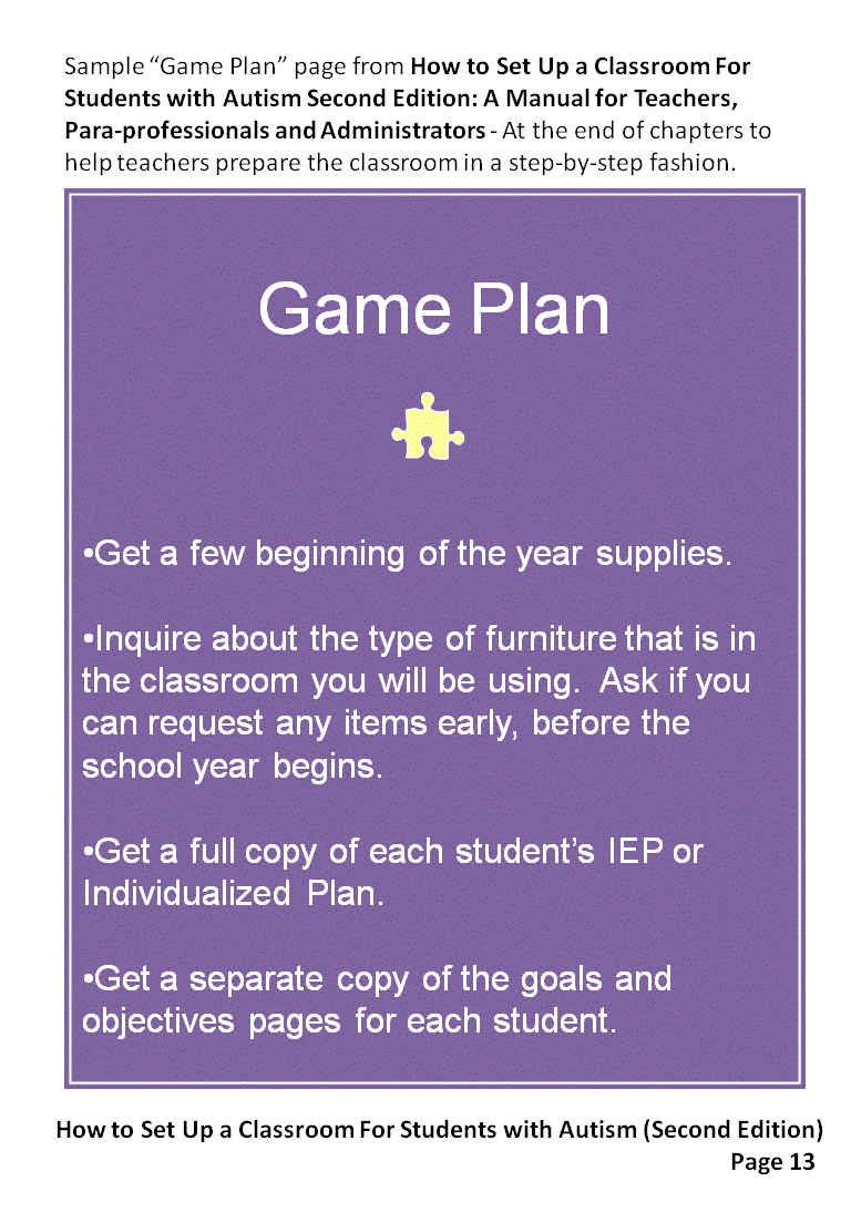 Autism Classroom: Setting Up the Special Education Classroom for Success