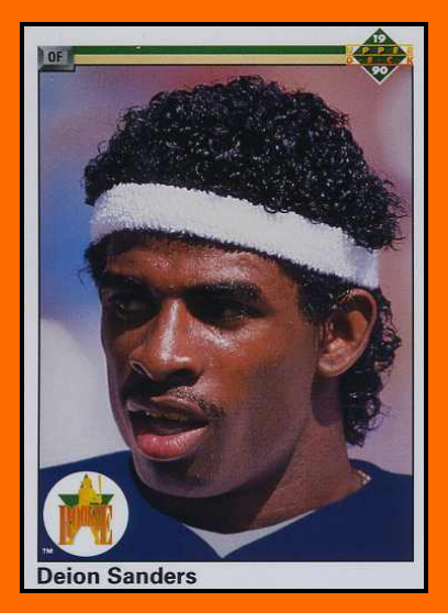 Old School Panini USA: Neon Deion SANDERS