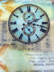PaperArtsy: 2016 Topic 3 Encaustic Art {by Lin Brown}