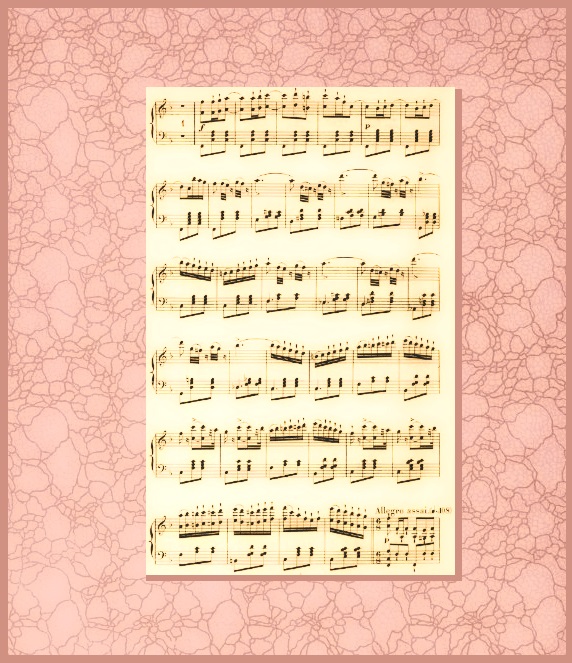 Make it with Paper: Free Vintage Scrapbooking Papers #1 - music theme