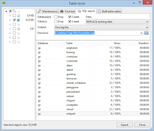 Cara Membackup Database Mysql Di HeidiSql - Coretan lama
