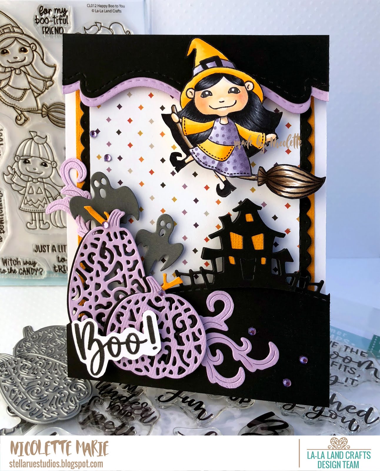 Stella Rue Studios: ~ La-La Land Crafts - Witchy Boo