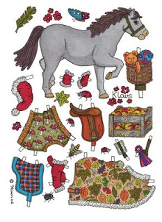 SERIOUSLY HORSING AROUND: Horse PAPER DOLLS ~ These are soooo cute!!