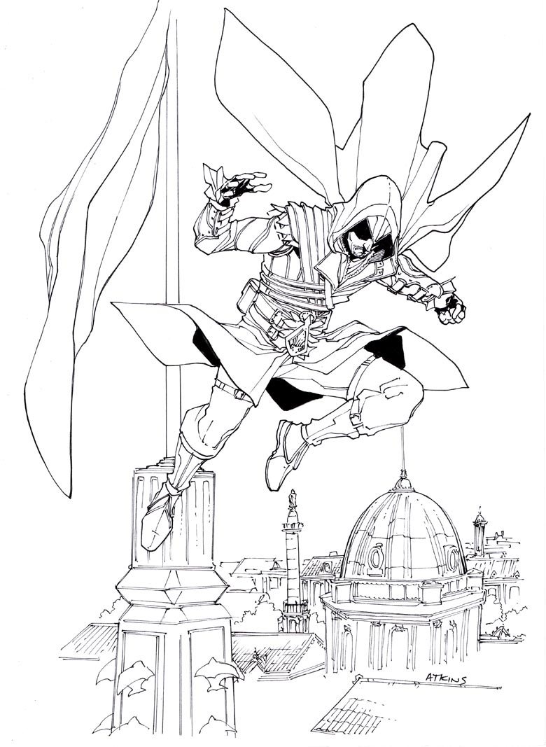 Easy Assassin Drawings