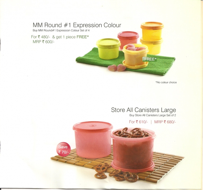 Tupperware: Tupperware Flyer for the month of December, 2011
