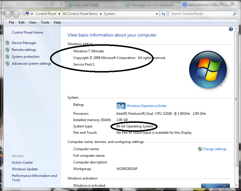 Error - Microsoft Windows